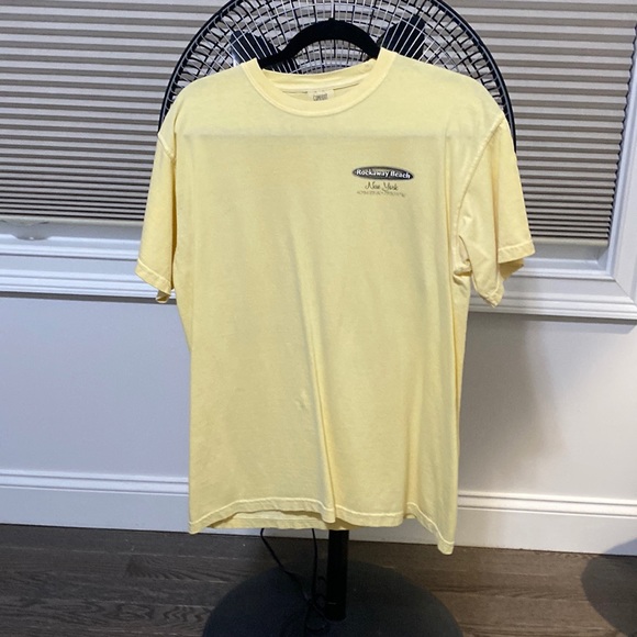 Shirts | Rockaway Beach Yellow Surf Tshirt | Poshmark
